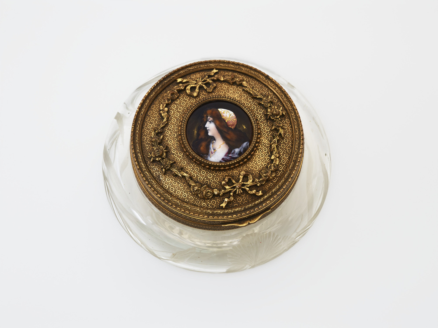 Art Nouveau Trinket Box with a Woman Portrait| |Search Collection | The ...