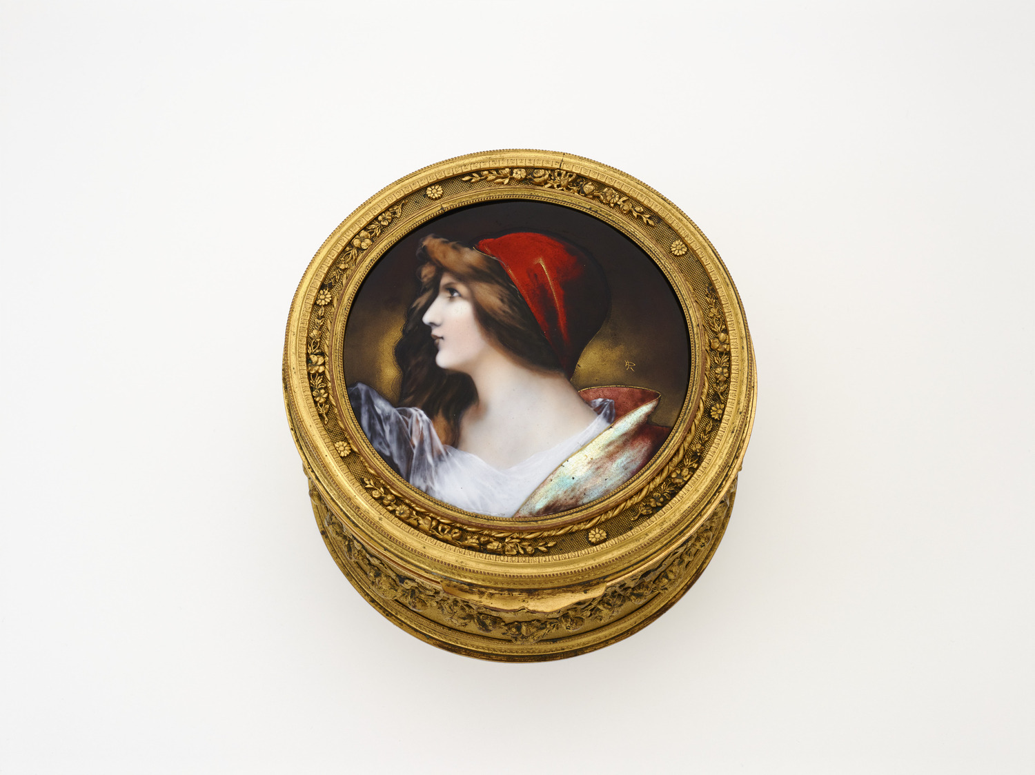 Art Nouveau Trinket Box with a Woman Portrait| |Search Collection | The ...